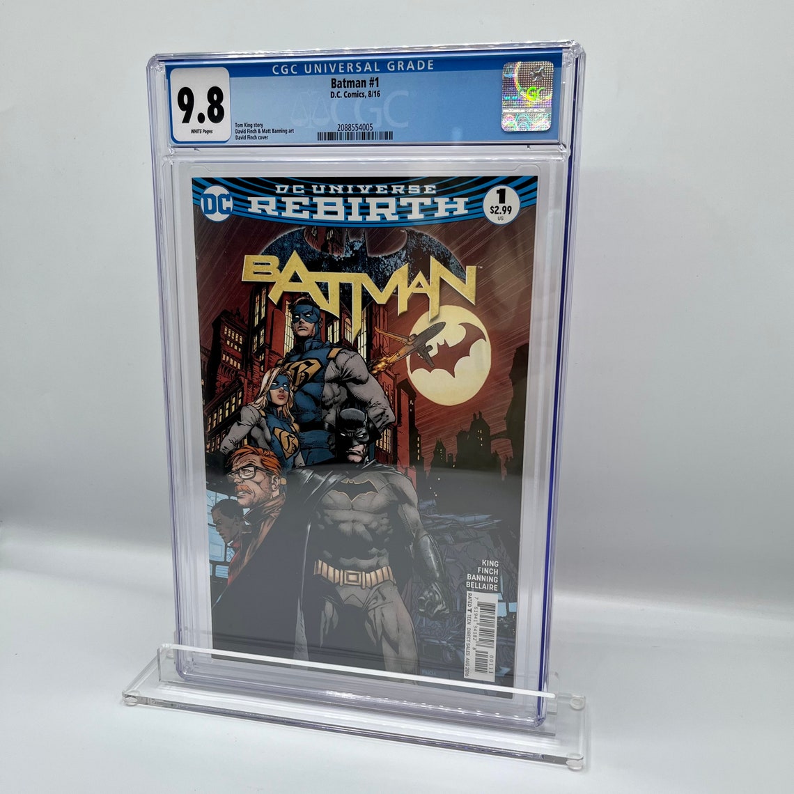 Acrylic Comic Book Display Stand With Non-slip Rubber Feet for CGC ...