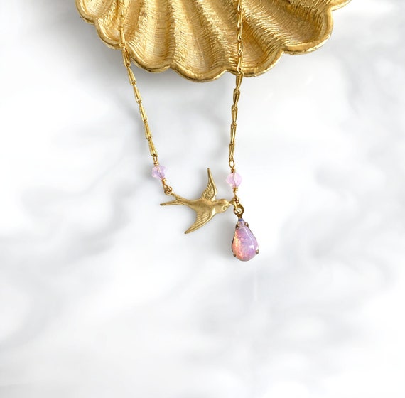 Swarovski swallow necklace store