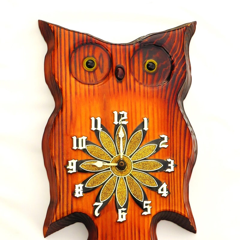 Owl Clock - Etsy