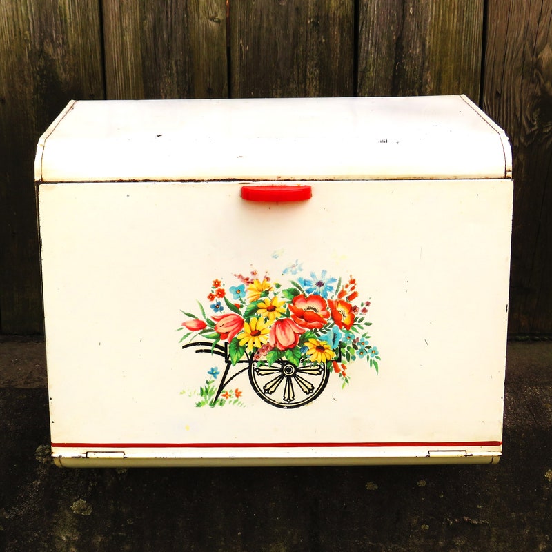 Vintage Bread Box - Etsy