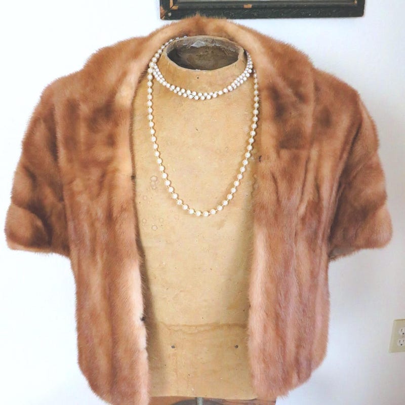 Vintage Mink Stole - Etsy