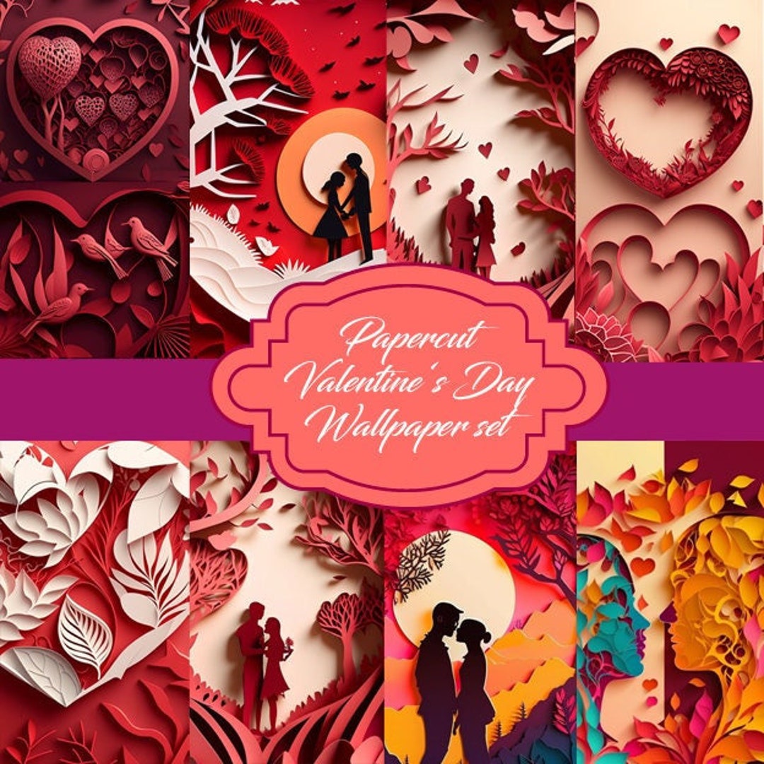 Digital Paper Valentine's Day - Printable Valentine's Day Pattern ...