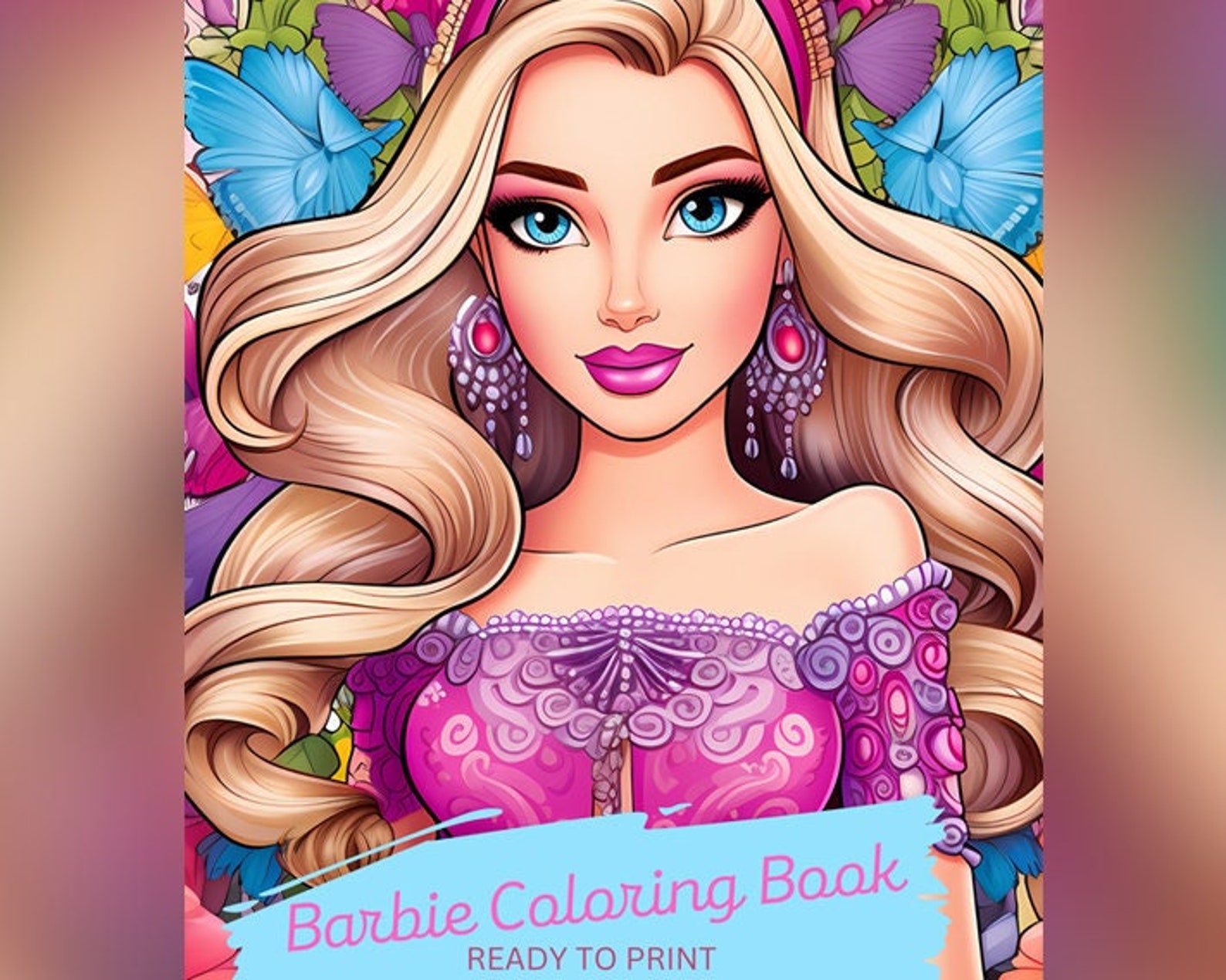 Barbie Coloring Pages: 20 Printable Coloring Pages in PDF Format, Ready ...