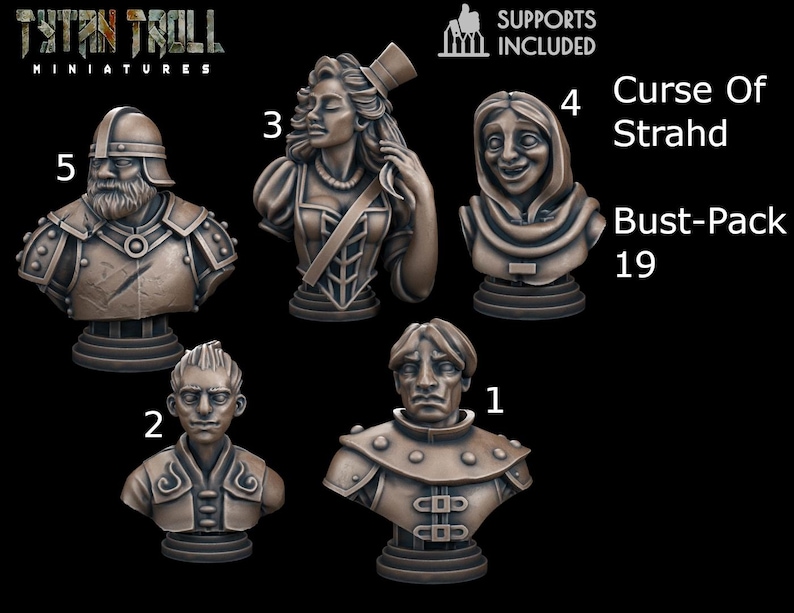 Curse of Strahd Bust 19 - Etsy