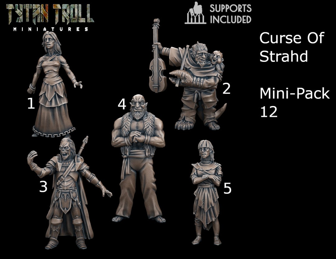 Curse of Strahd Mini 12 by -tytantroll Miniatures- Printed in Resin ...