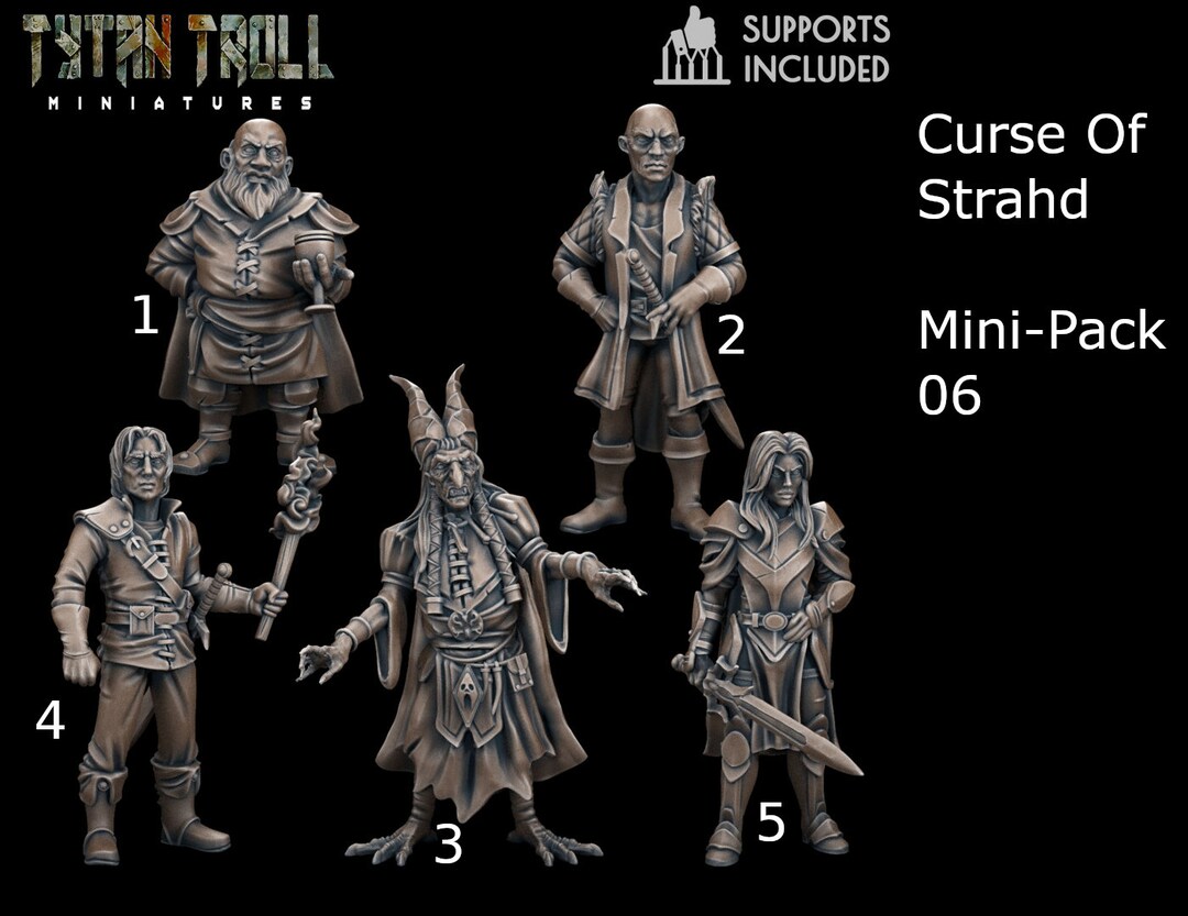 Curse of Strahd Mini 06 by -tytantroll Miniatures- Printed in Resin ...