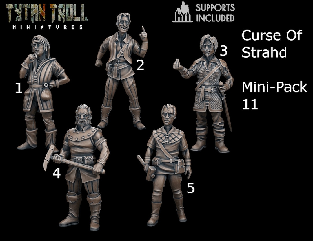 Curse of Strahd Mini 11 by -tytantroll Miniatures- Printed in Resin ...
