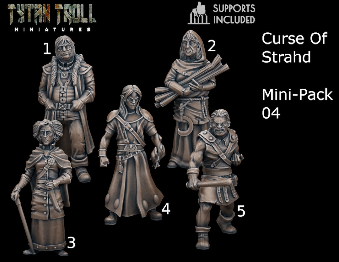 Curse of Strahd Mini 04 by -tytantroll Miniatures- Printed in Resin ...