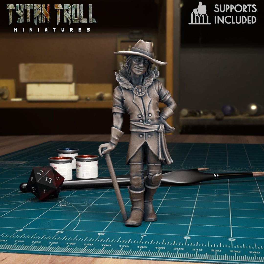 Wereraven Human by -tytantroll Miniatures- Printed in Resin - Dnd D&D ...