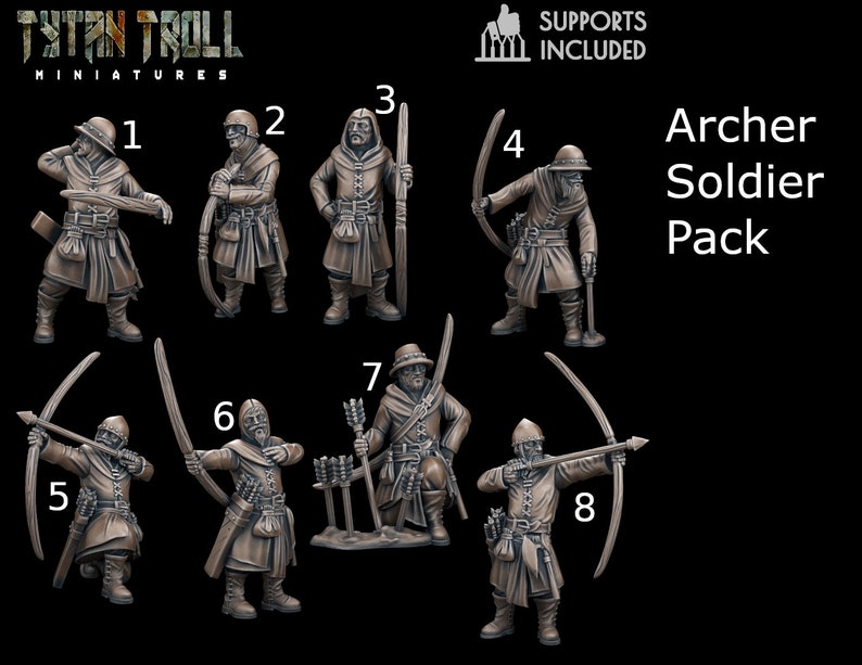 Archer Soldier Pack - Etsy