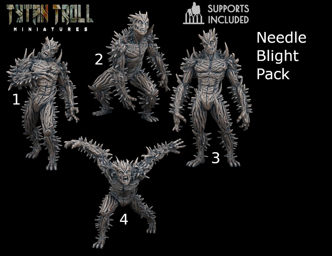 Needle Blight Pack by -tytantroll Miniatures- Printed in Resin - Dnd D ...
