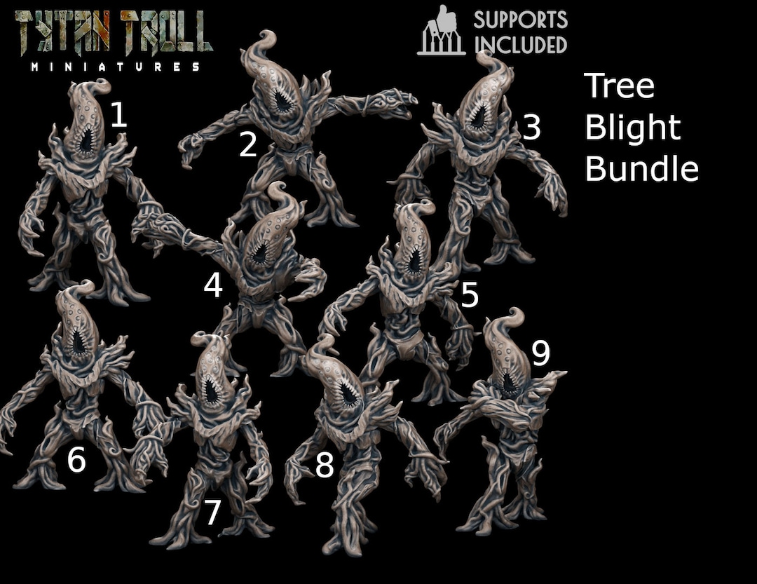 Tree Blight Bundle by -tytantroll Miniatures- Printed in Resin - Dnd D ...