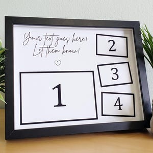 Small Best Friend Birthday Custom Gift Photo Fame, Personalised ...
