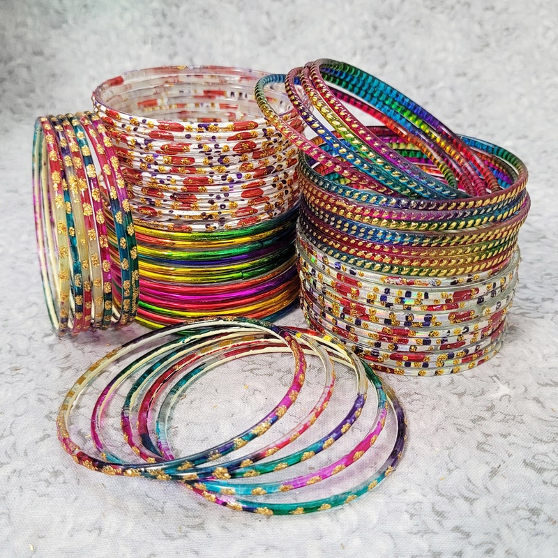 Glass Bangles - Etsy