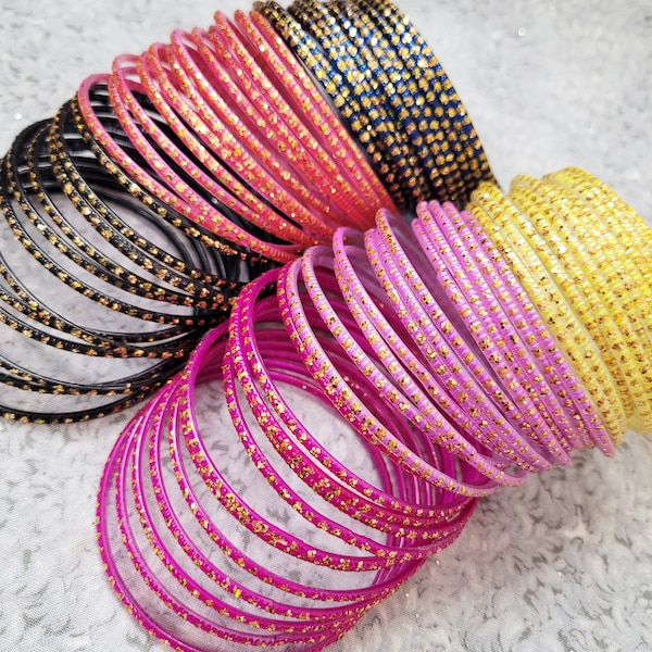 Glass Bangles - Etsy