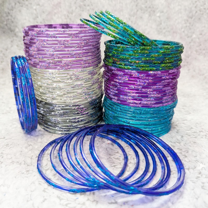 Glass Bangal Set - Etsy