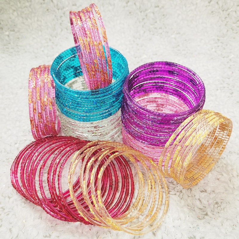 Glass Bangles - Etsy