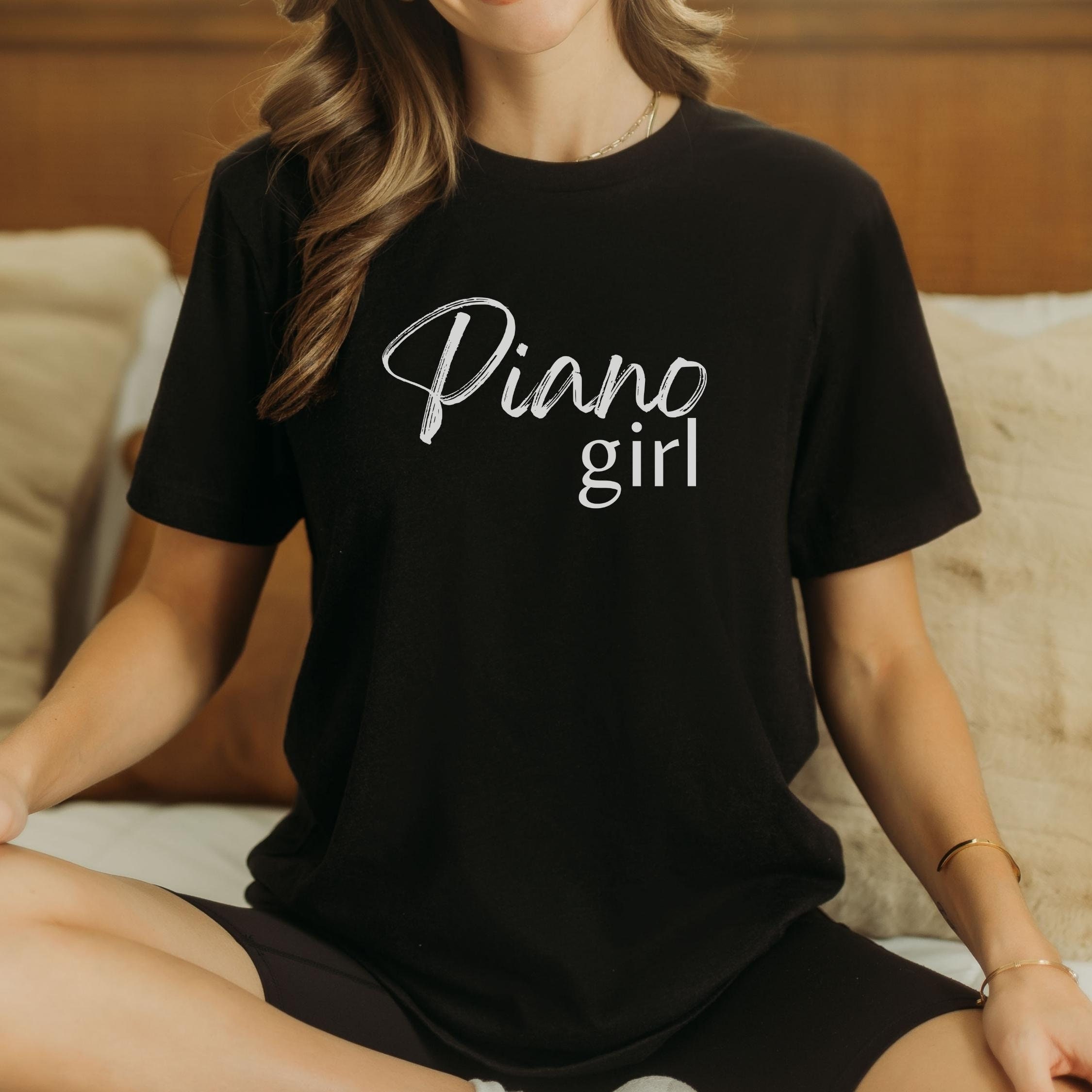Piano Girl Shirt Piano Lover Gift Piano Shirt Pianist Gift Piano Player ...