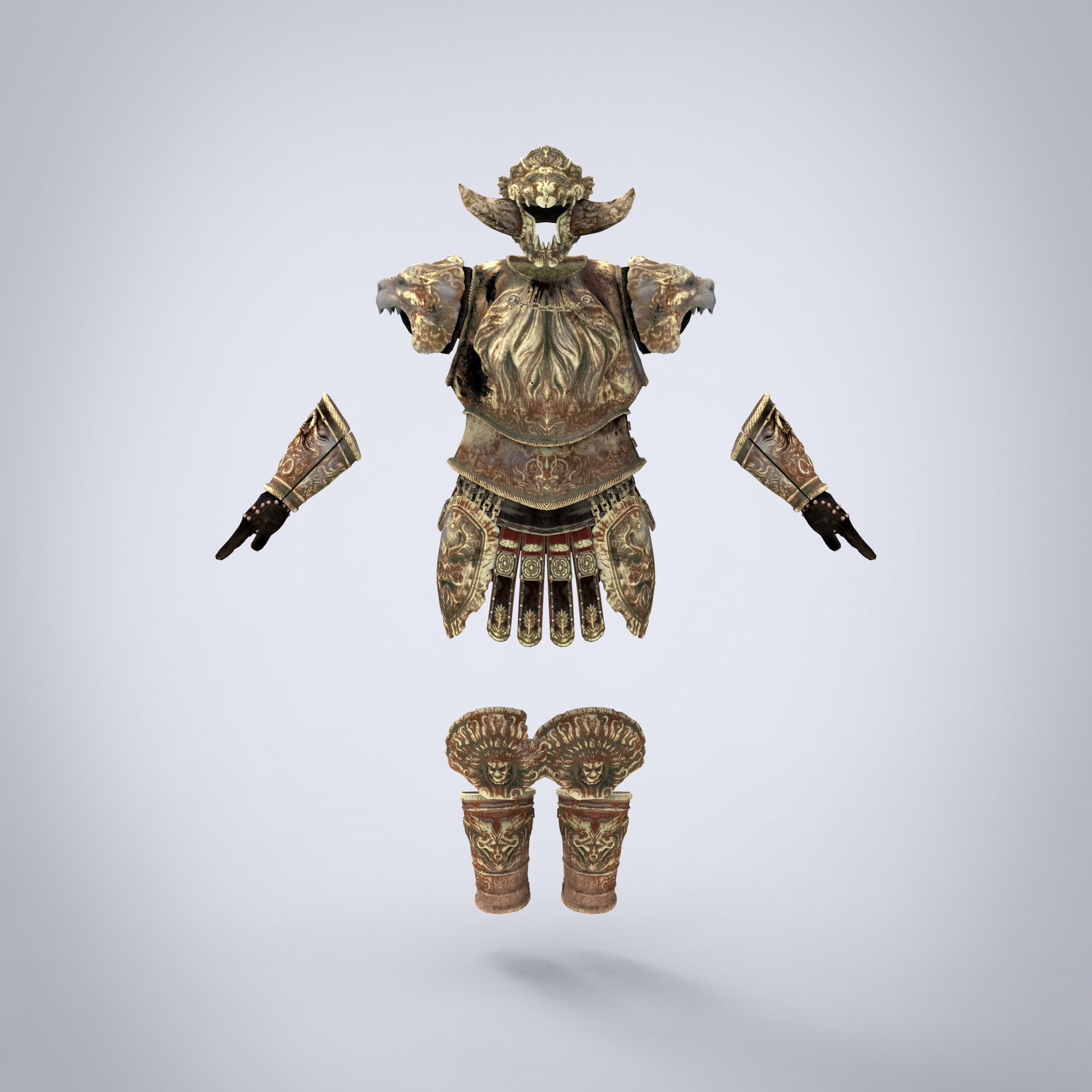 Radan Full Wearable Armor With Helmet Template for EVA Foam (PDO/PDF ...