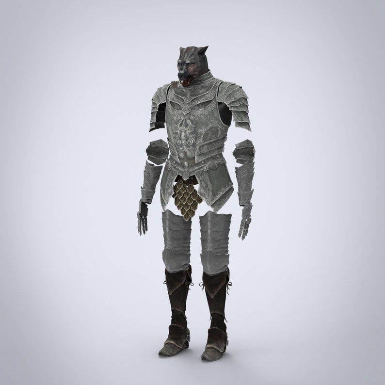 Blaid Full Wearable Armor With Head and Sword Template for EVA - Etsy