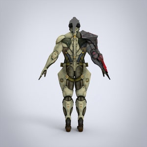 Jetstream Sam Metal Gear Full Wearable Armor With Mask and Sword ...