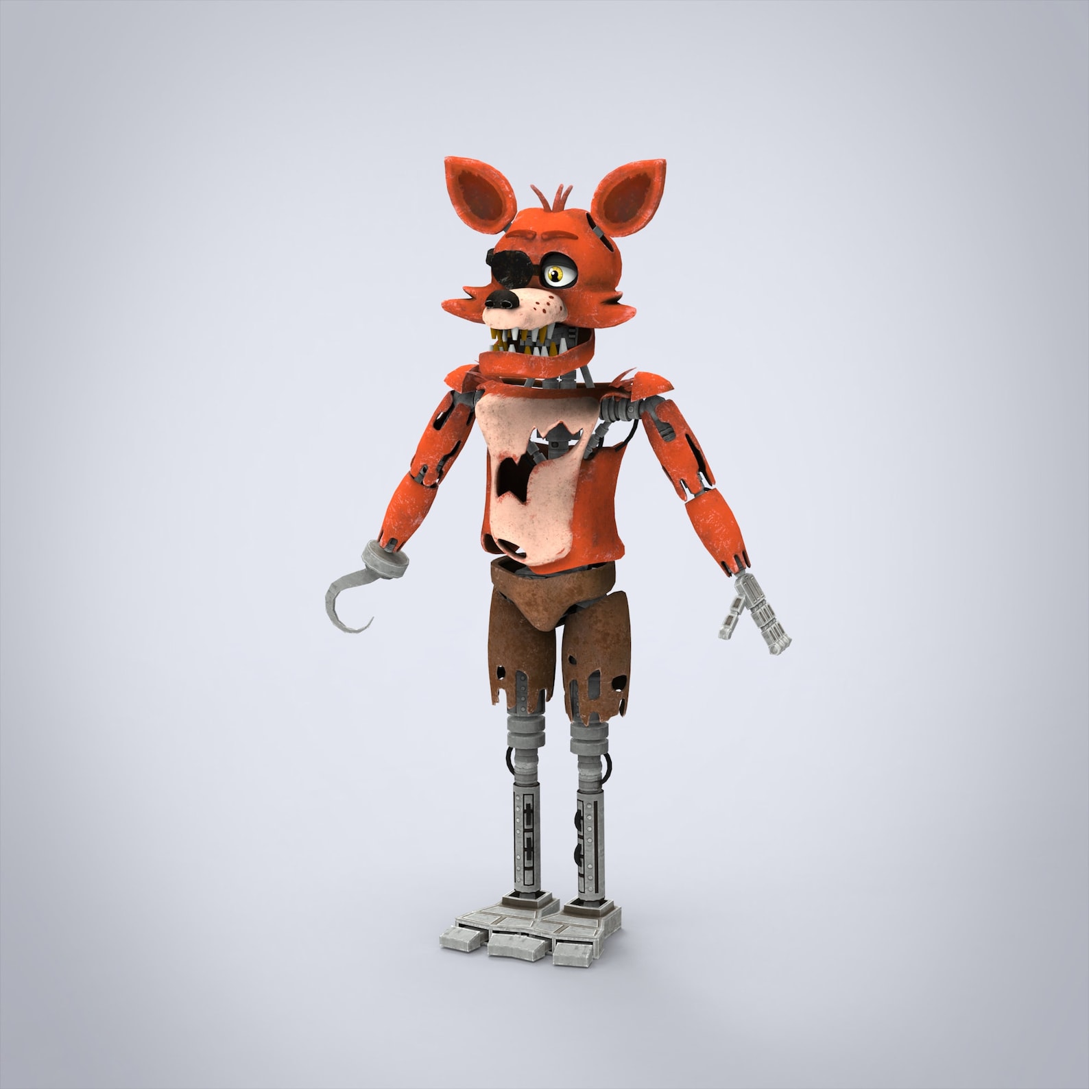 Foxy Furry Full Wearable Body Parts With Head Template for EVA Foam ...