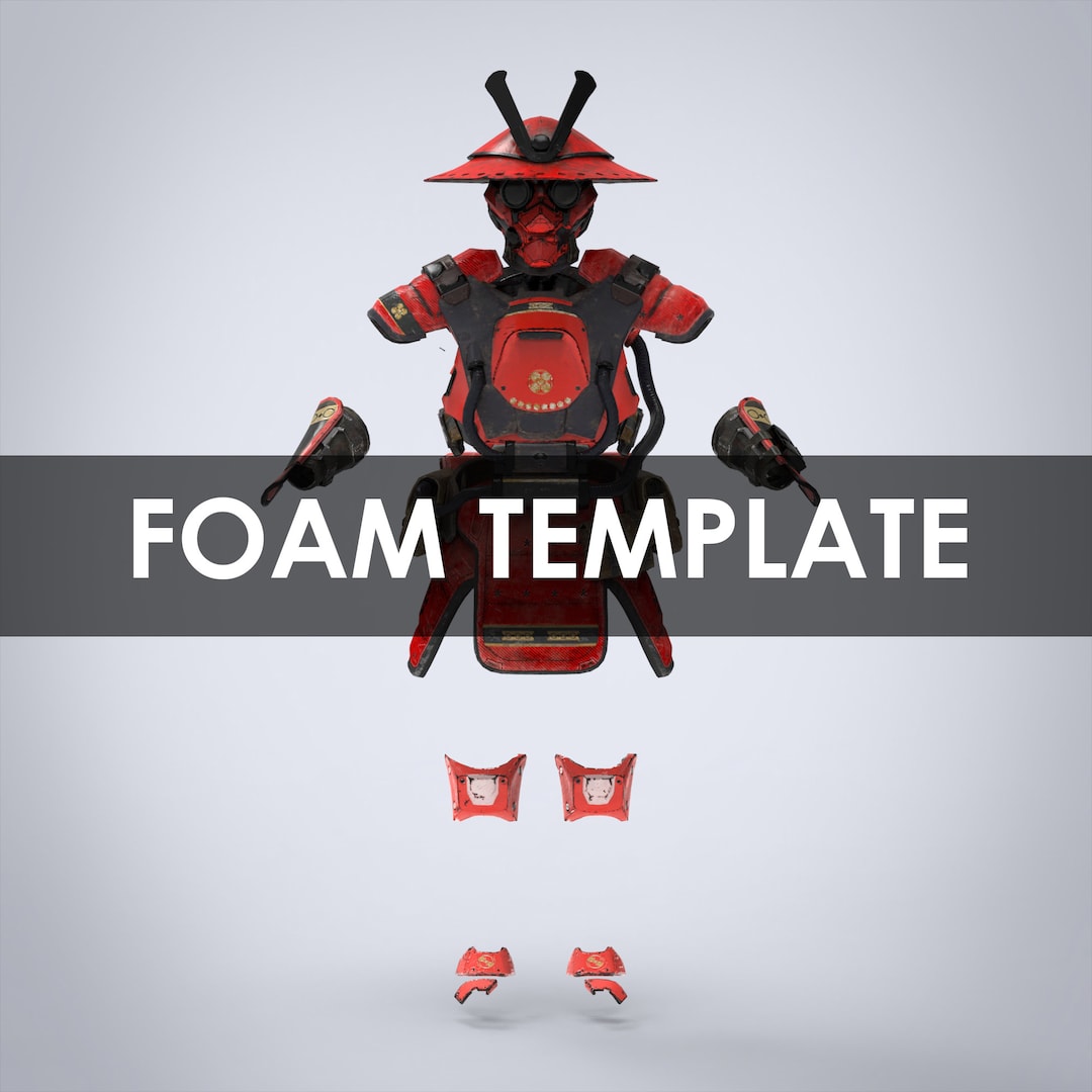 Bloodhound Samurai Royal Guard Full Wearable Armor With Helmet Template ...
