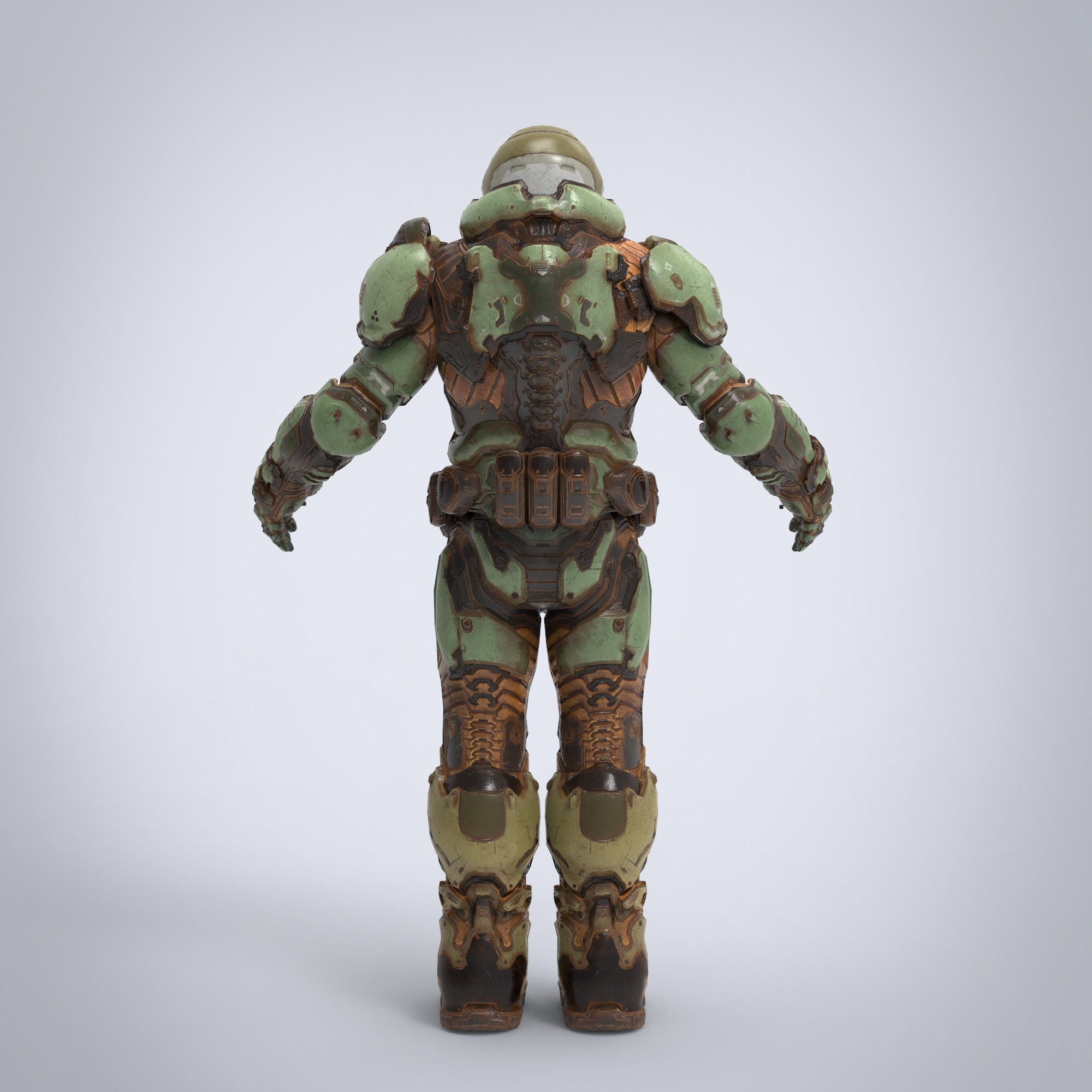 Doomguy 2016 Full Wearable Armor With Helmet Template for EVA - Etsy