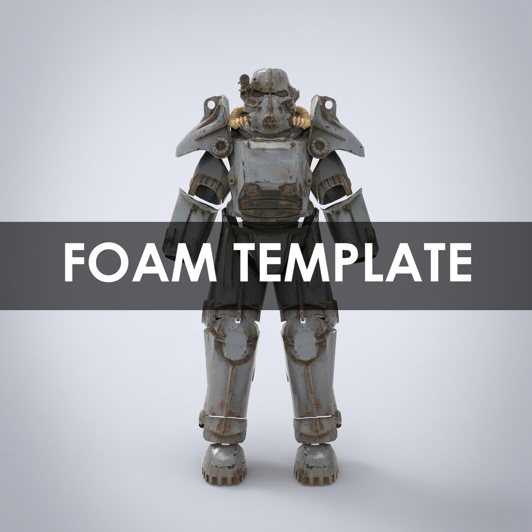 T-45 Full Wearable Power Armor With Helmet Template for EVA Foam (PDO ...
