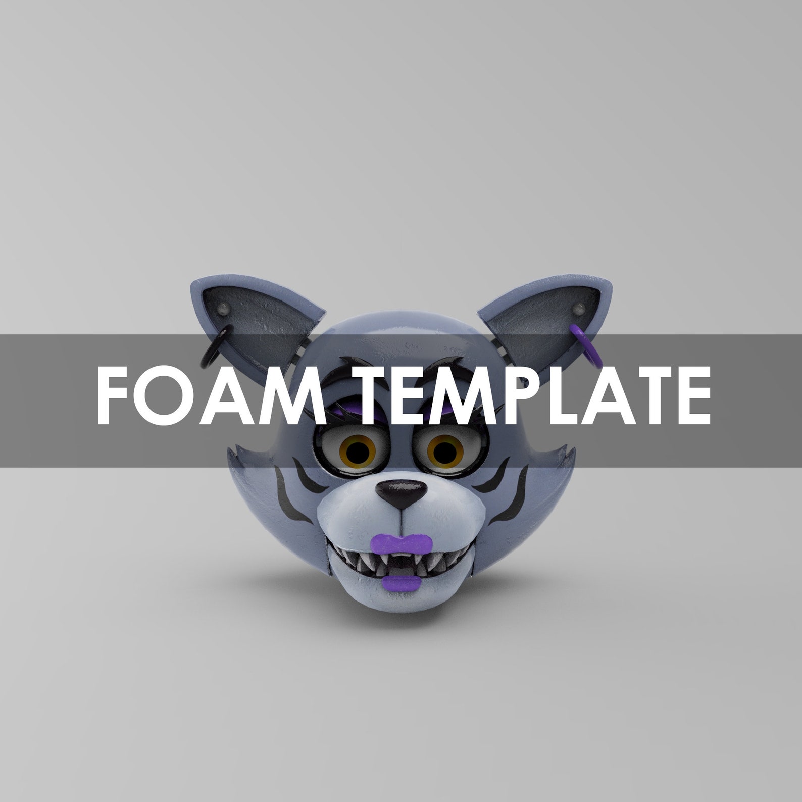 Roxy Furry Full Wearable Head Template for EVA Foam (PDO/PDF) - Etsy