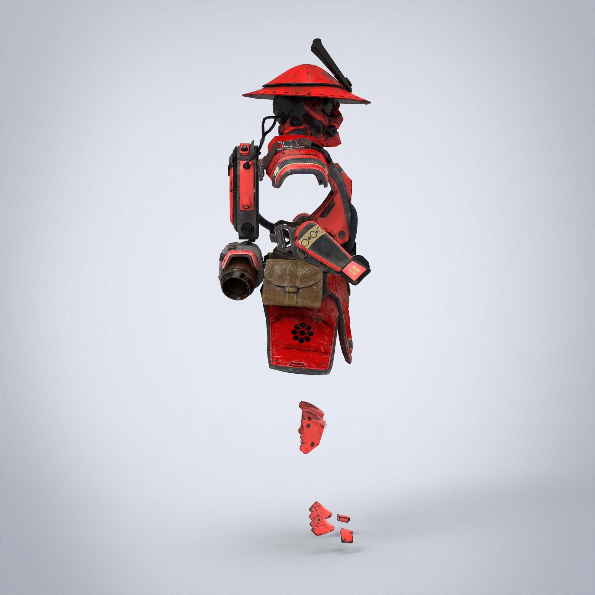 Bloodhound Samurai Royal Guard Full Wearable Armor With Helmet Template ...