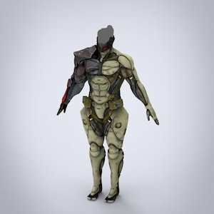 Jetstream Sam Metal Gear Full Wearable Armor With Mask and Sword ...