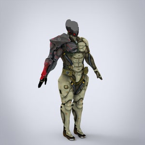 Jetstream Sam Metal Gear Full Wearable Armor With Mask and Sword ...