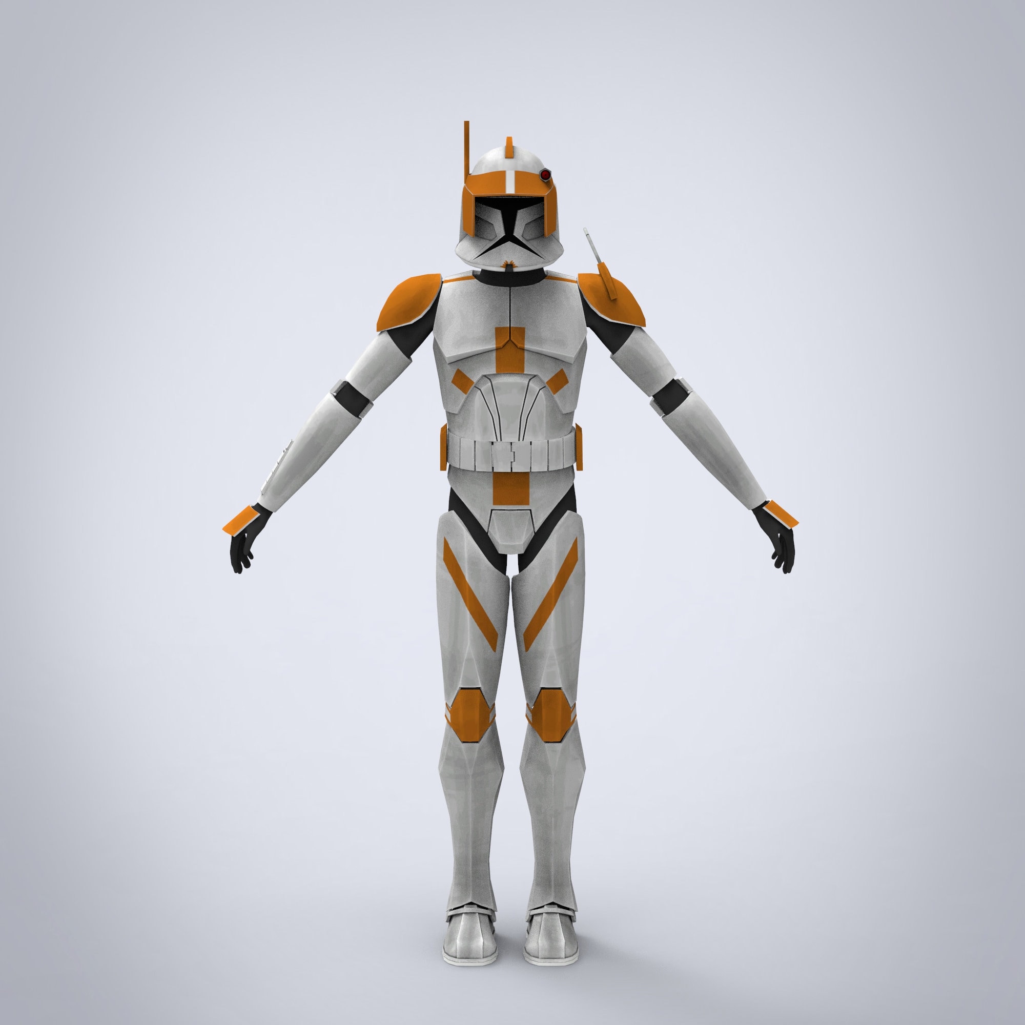 Commander Cody Phase 1 Full Wearable Armor With Helmet Template for EVA ...