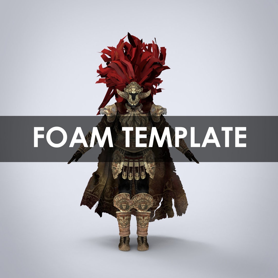 Radan Full Wearable Armor With Helmet Template for EVA Foam (PDO/PDF ...