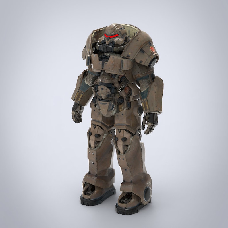 Hellcat Fall76 Full Wearable Power Armor With Helmet Template - Etsy