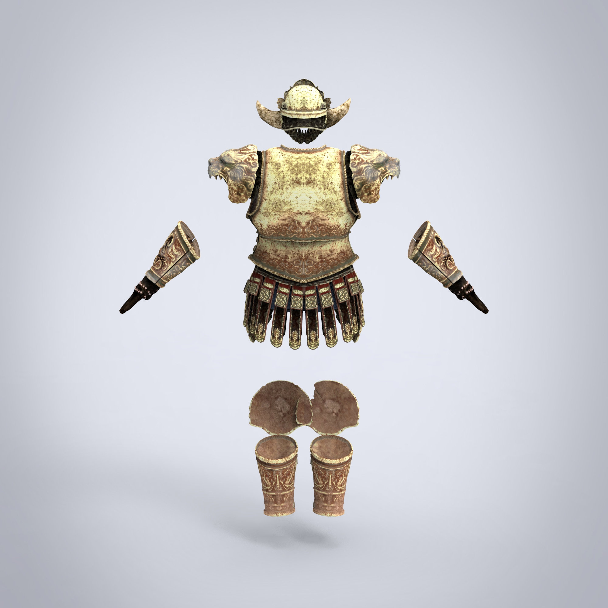 Radan Full Wearable Armor With Helmet Template for EVA Foam (PDO/PDF ...