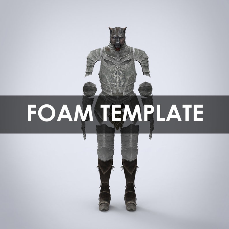 Blaid Full Wearable Armor With Head and Sword Template for EVA - Etsy