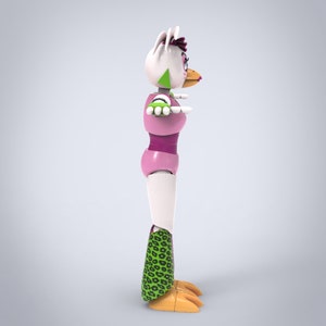 Chica Furry Full Wearable Body Parts With Head Template for EVA Foam ...