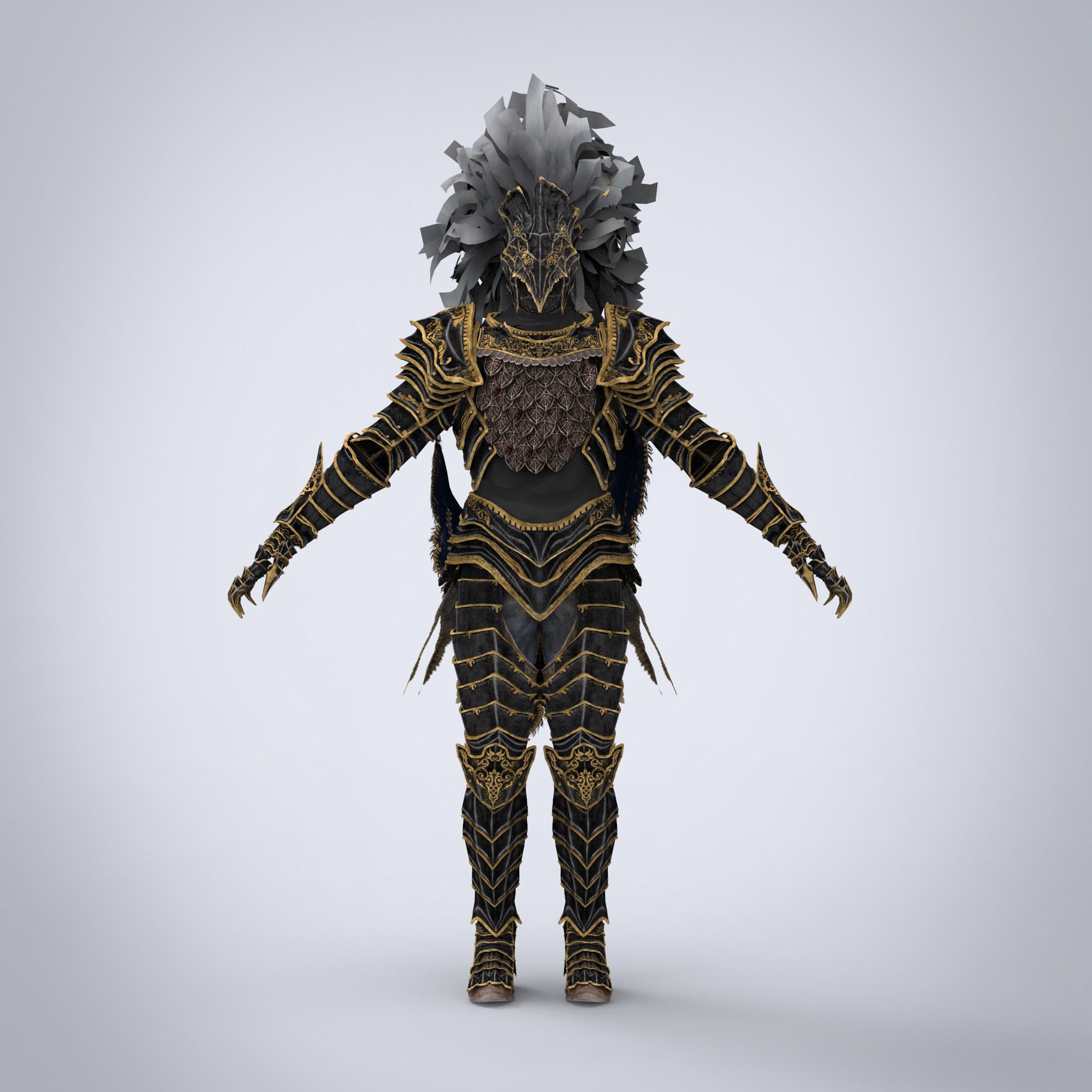 Maliket Full Wearable Armor With Helmet Template for EVA Foam (PDO/PDF ...