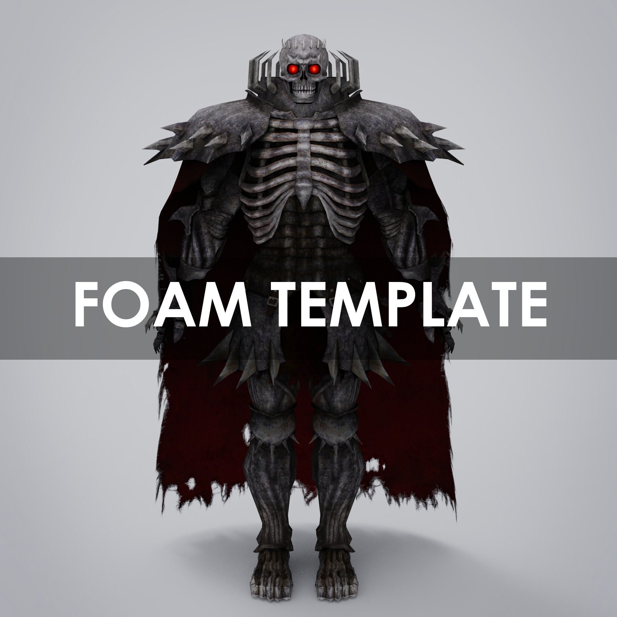 Skull Head Berserk Full Wearable Armor Template for EVA Foam - Etsy