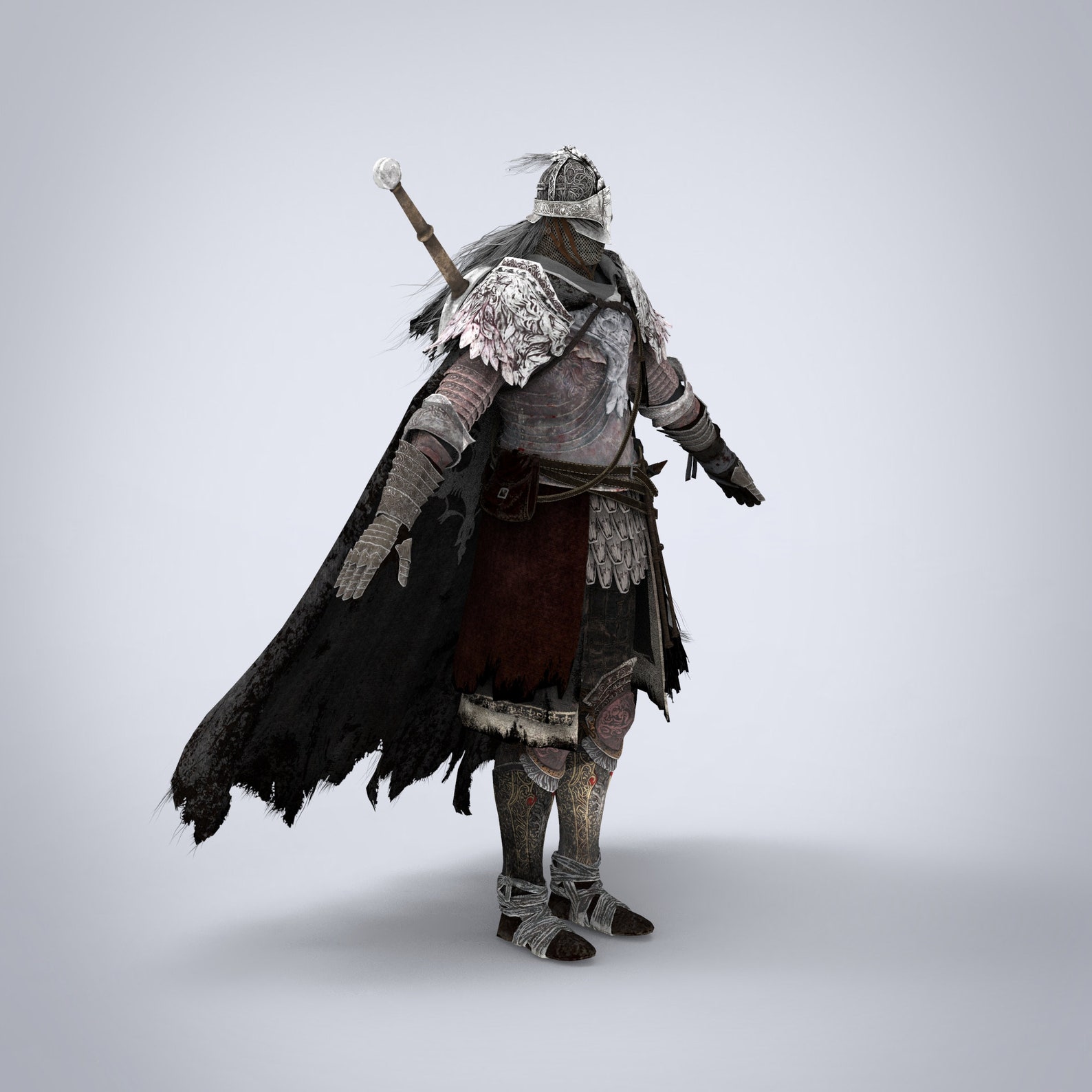 Rage Wolf Full Wearable Armor With Helmet and Sword Template for EVA ...