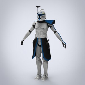 Captain Rex Phase 1 Full Wearable Armor With Helmet Template for EVA ...