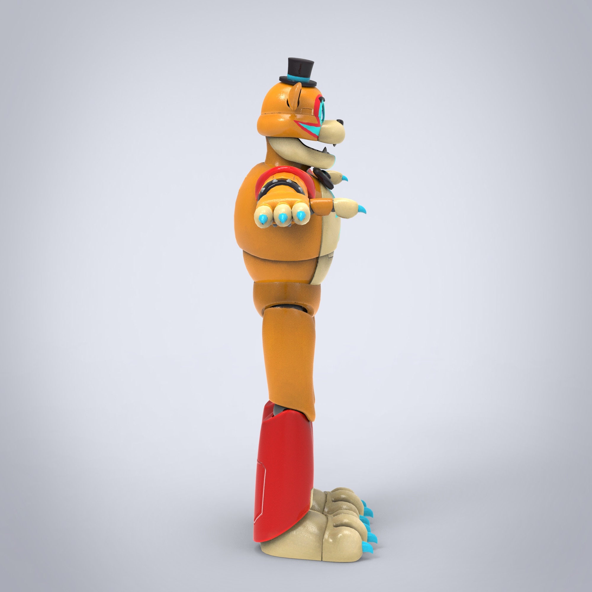 Freddy Furry Full Wearable Body Parts With Head Template for EVA Foam ...