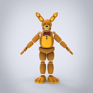Spring Bonnie Movie Version Full Wearable Body Parts With Head Template ...