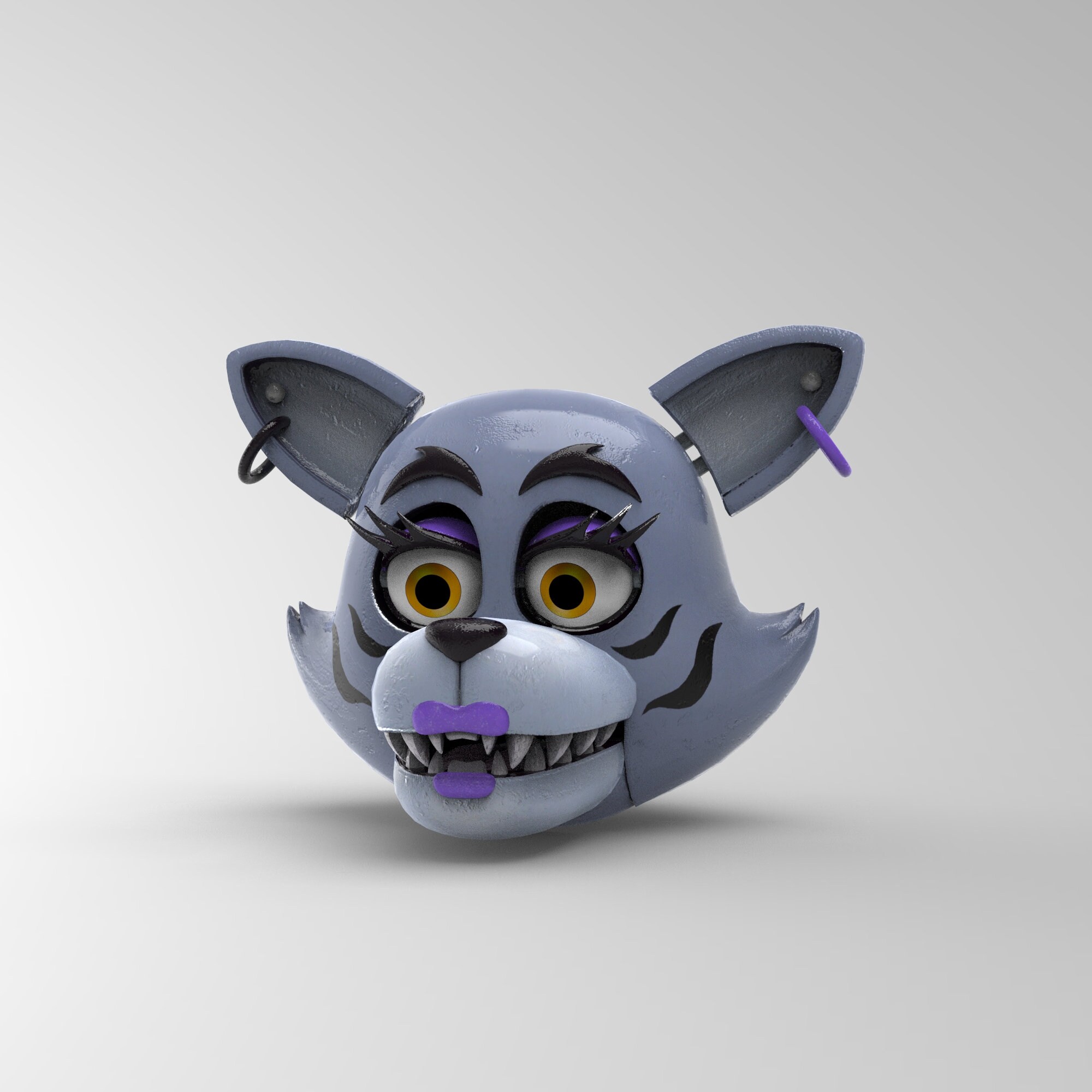 Roxy Furry Full Wearable Head Template for EVA Foam PDO/PDF - Etsy