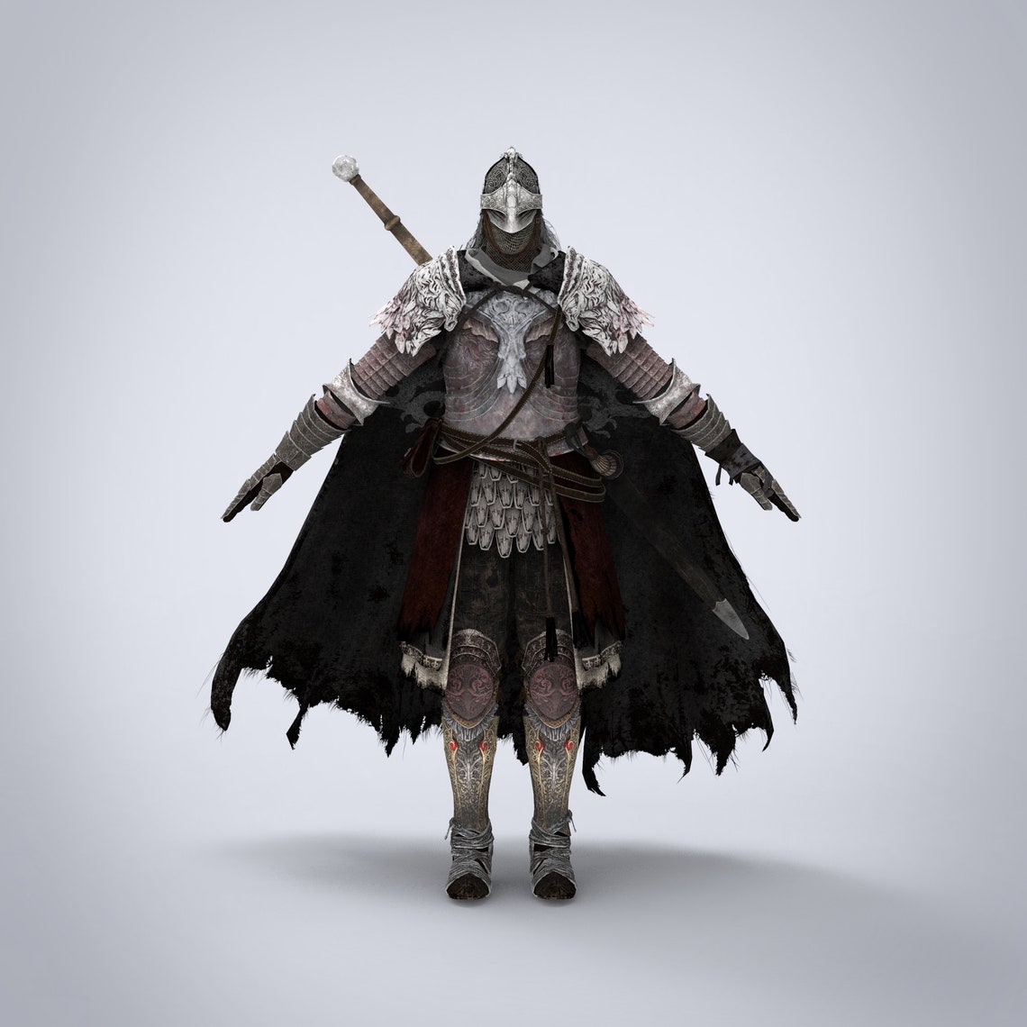 Rage Wolf Full Wearable Armor With Helmet and Sword Template for EVA ...