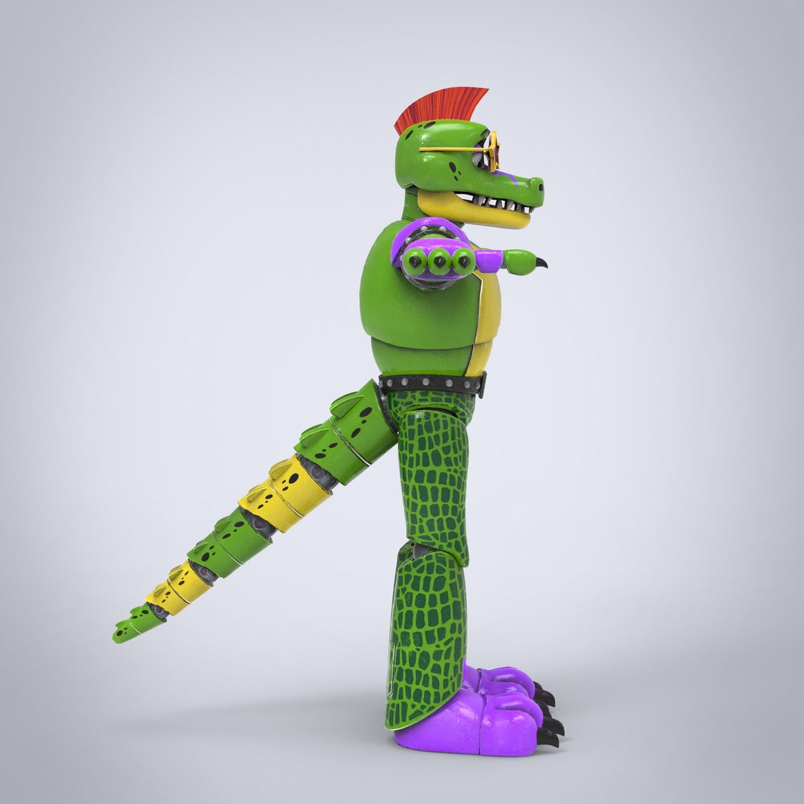 Gator Furry Full Wearable Body Parts With Head Template for EVA Foam ...