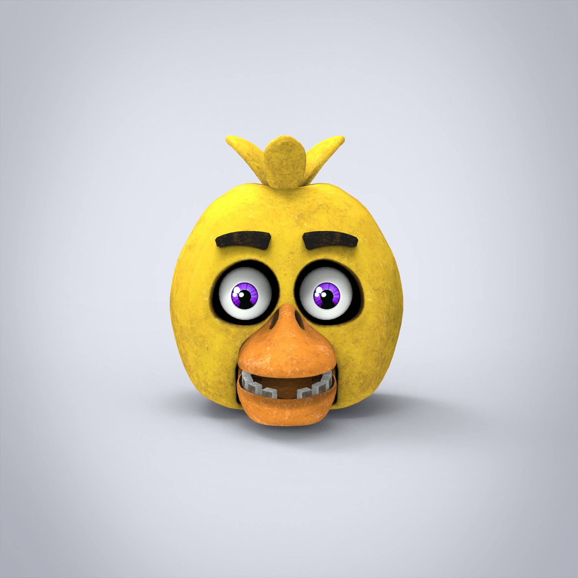 Chica Furry Full Wearable Head Template for EVA Foam (PDO/PDF) - Etsy