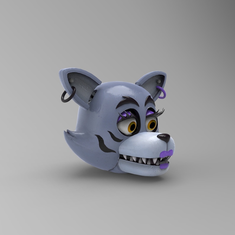 Roxy Furry Full Wearable Head Template for EVA Foam PDO/PDF - Etsy